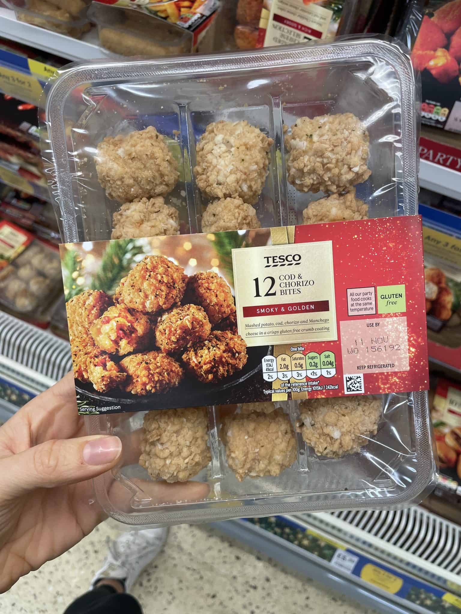 Gluten and dairy free Christmas food in Tesco (updated for 2022)