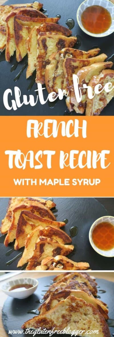 Gluten free French toast recipe with Juvela gluten free bread