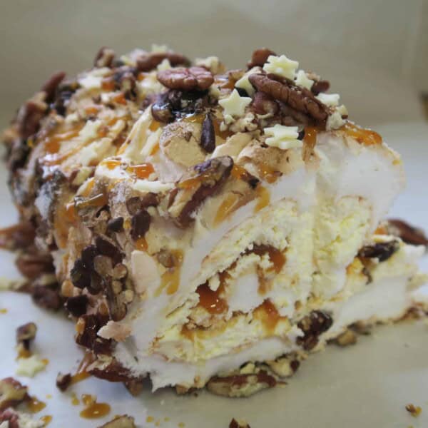 Toffee and pecan roulade recipe - The Gluten Free Blogger