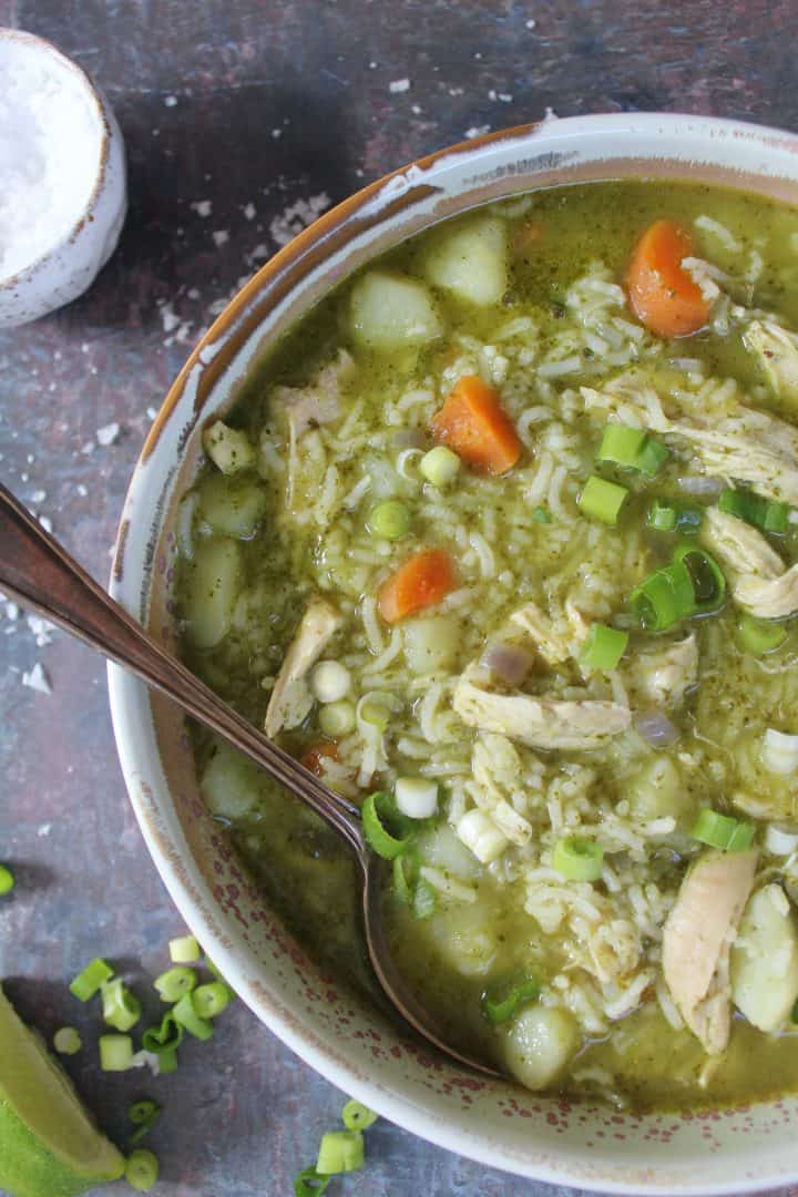 Peruvian Chicken Soup - The Gluten Free Blogger