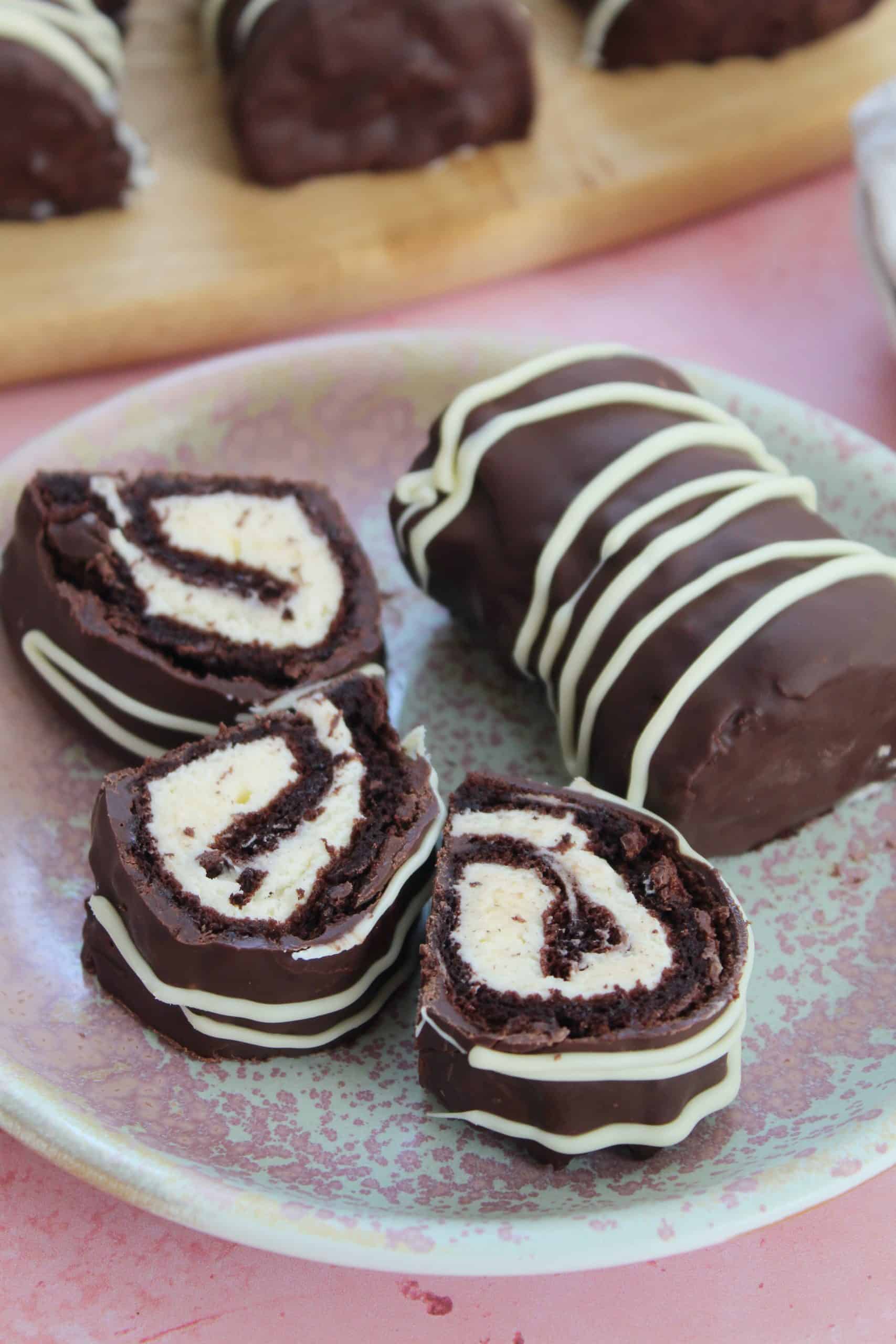 Gluten Free Mini Rolls - Chocolate Mini Rolls Recipe (Dairy Free Option)