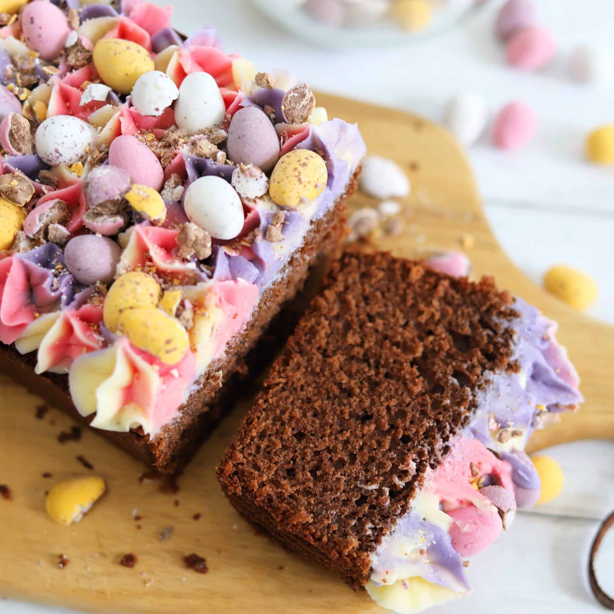 Gluten Free Mini Egg Loaf Cake (Easy Easter Baking Recipe)