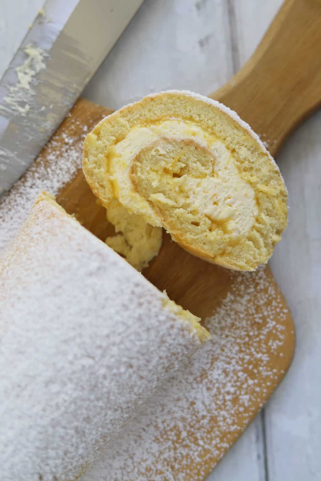 Gluten Free Lemon Swiss Roll Recipe