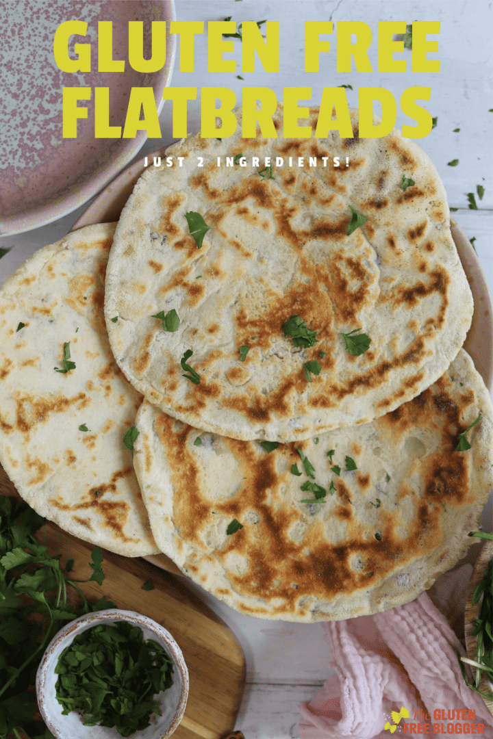 Gluten Free Flatbread Recipe - Dairy Free/Vegan Option