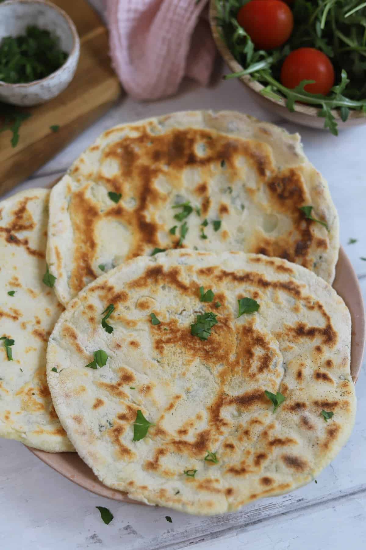 Gluten Free Flatbread Recipe {No Yeast!}