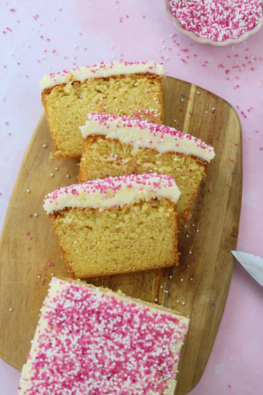 Gluten Free Vanilla Loaf Cake Recipe
