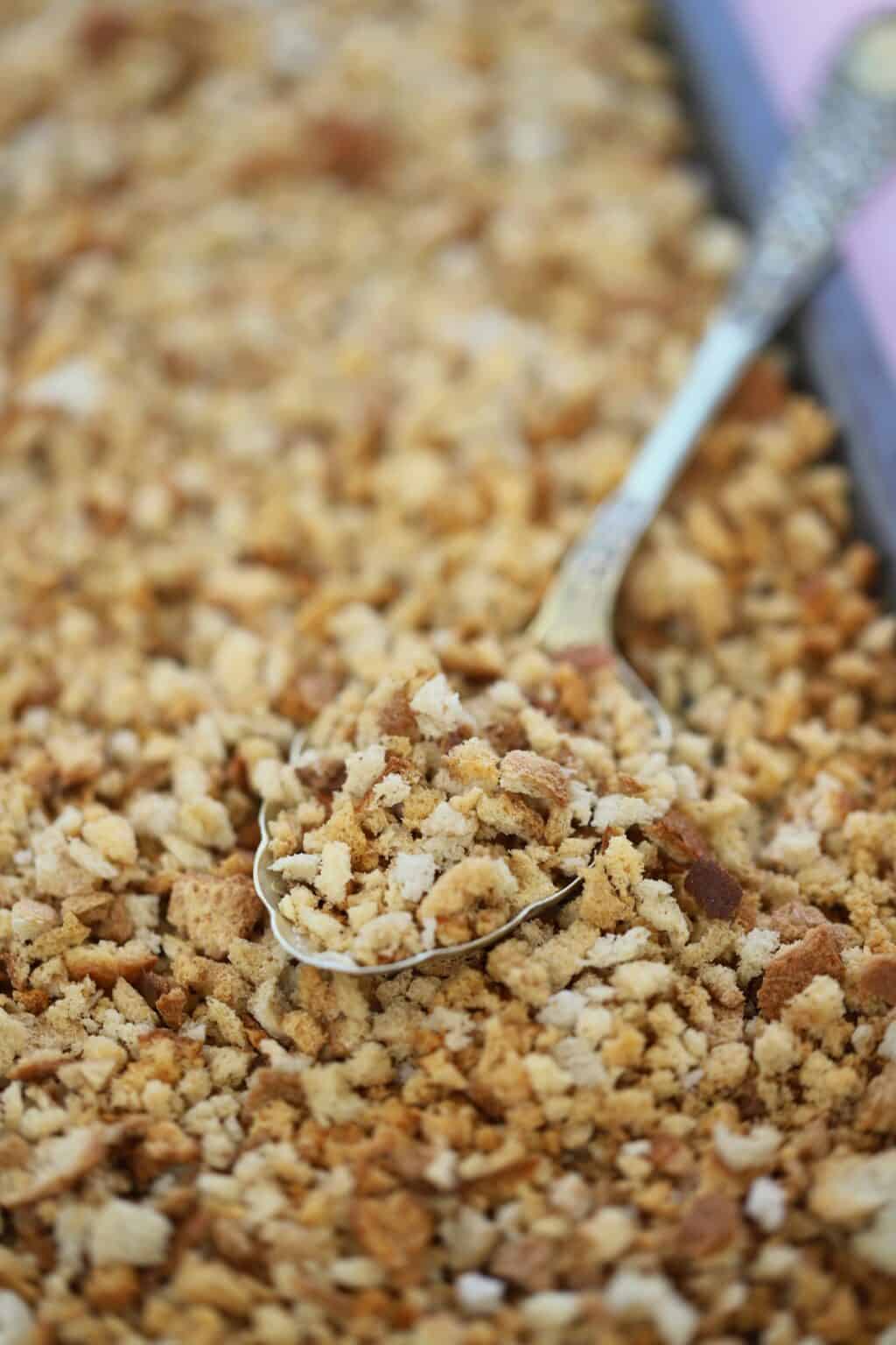Gluten Free Breadcrumbs {SO EASY!}