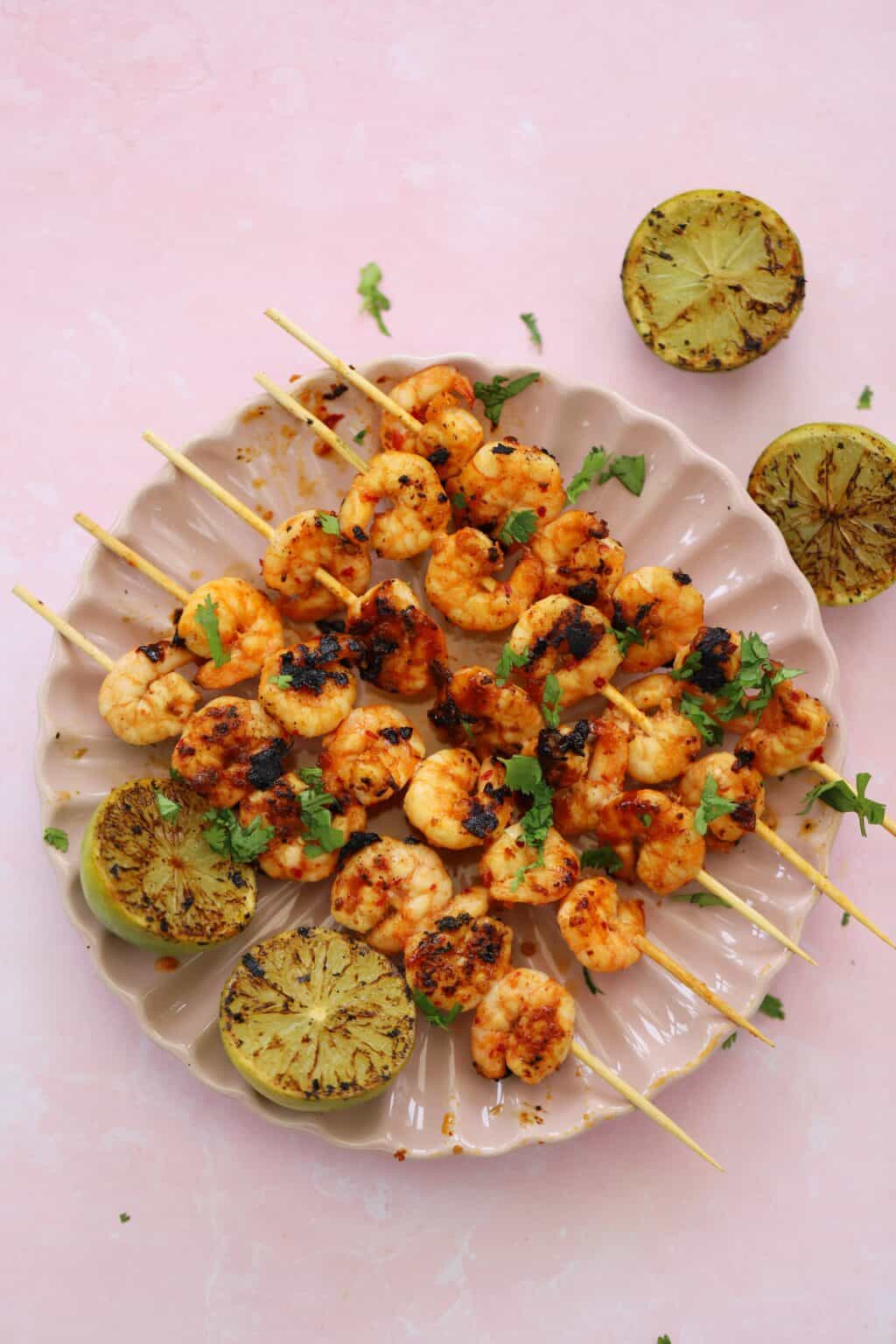 Prawn Kebabs with Garlic and Chilli - Gluten Free BBQ Recipe