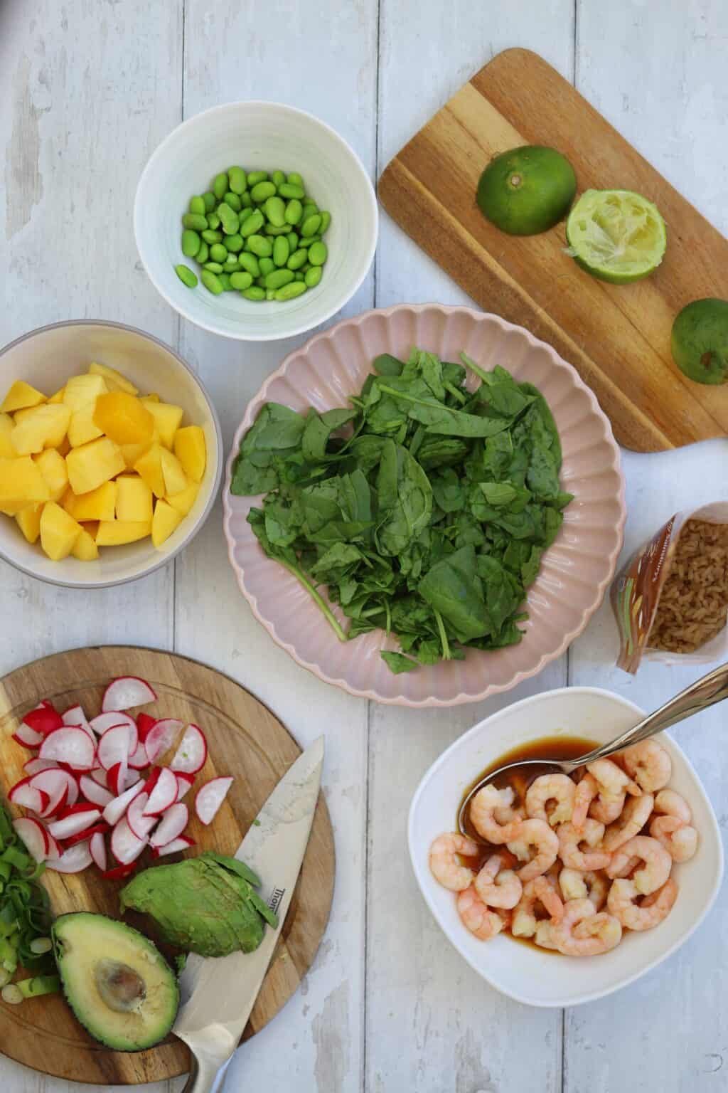 Prawn Poke Bowls
