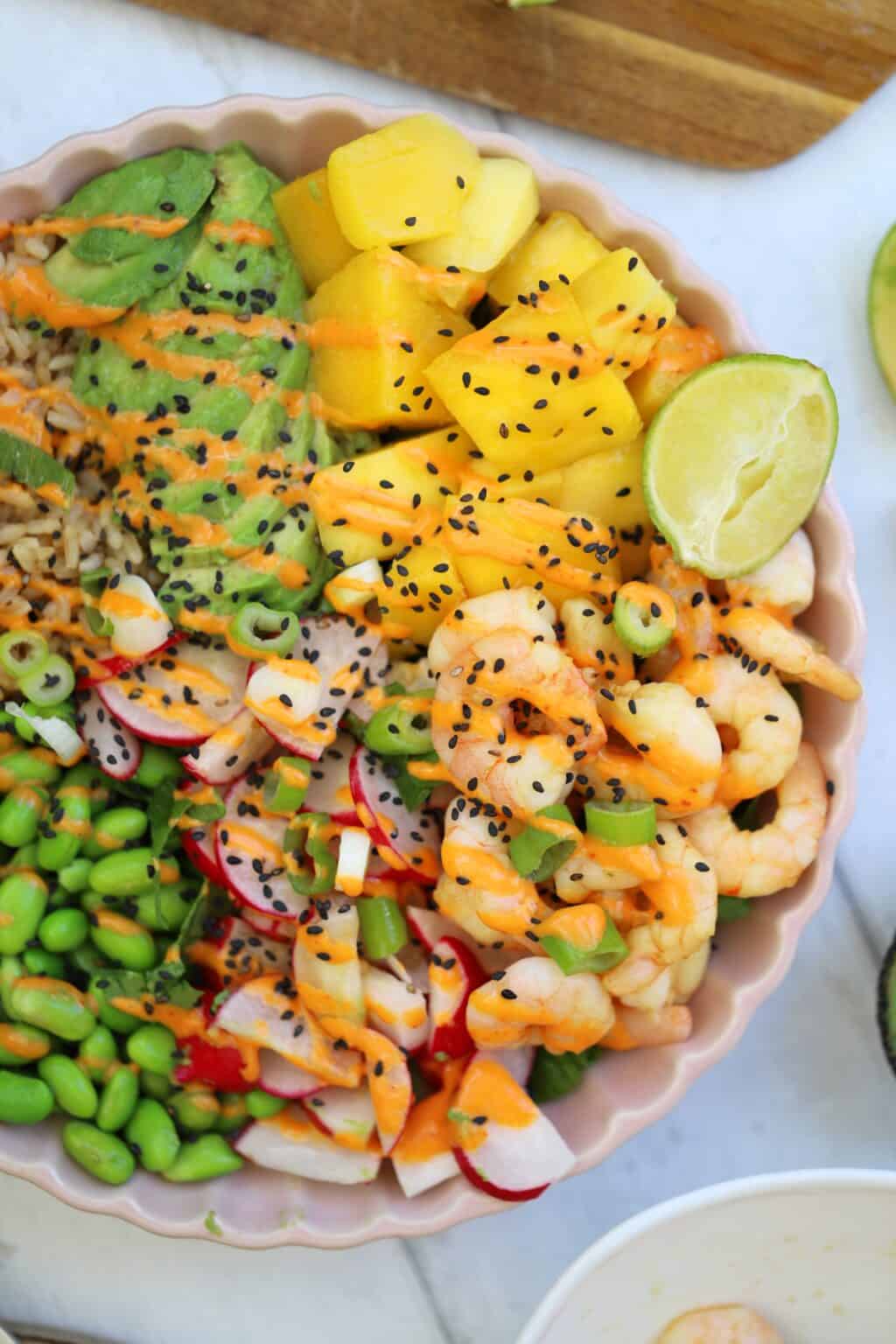 Prawn Poke Bowls