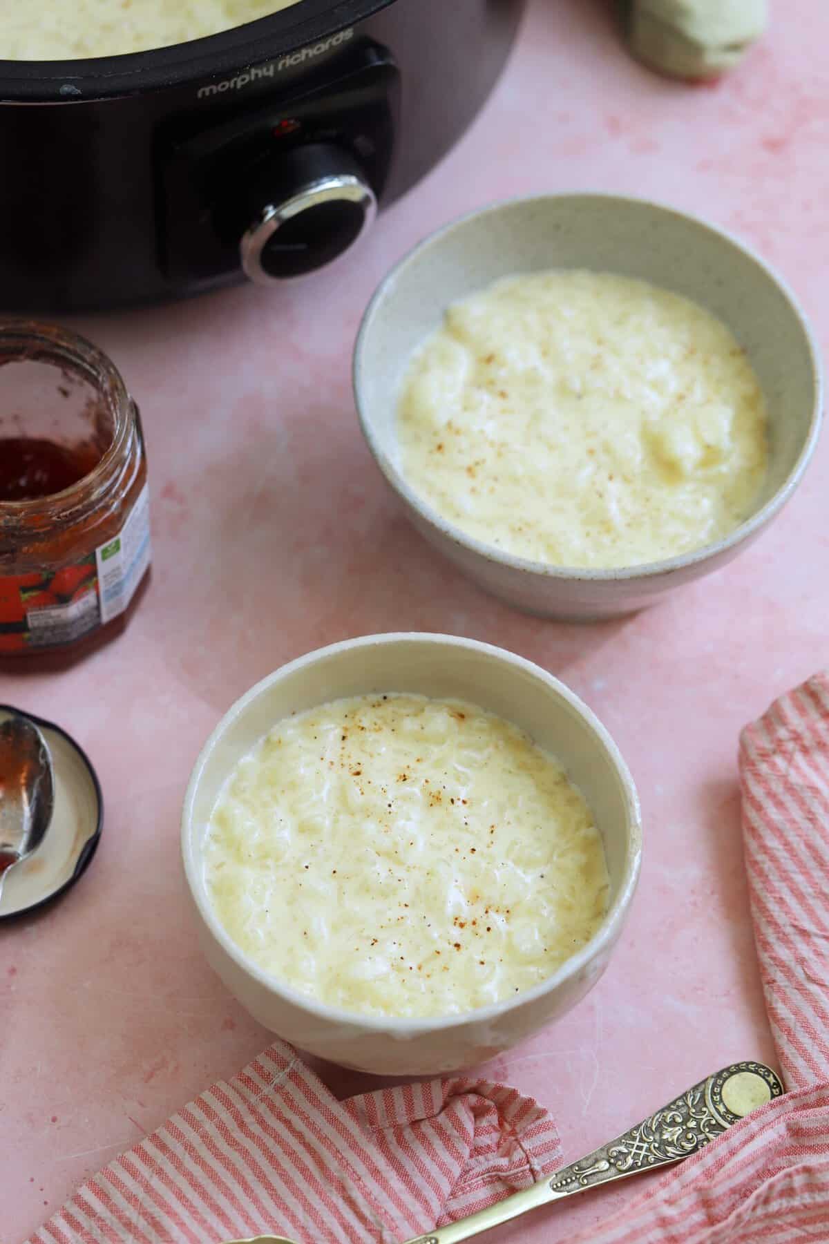 Slow Cooker Rice Pudding {Gluten Free}