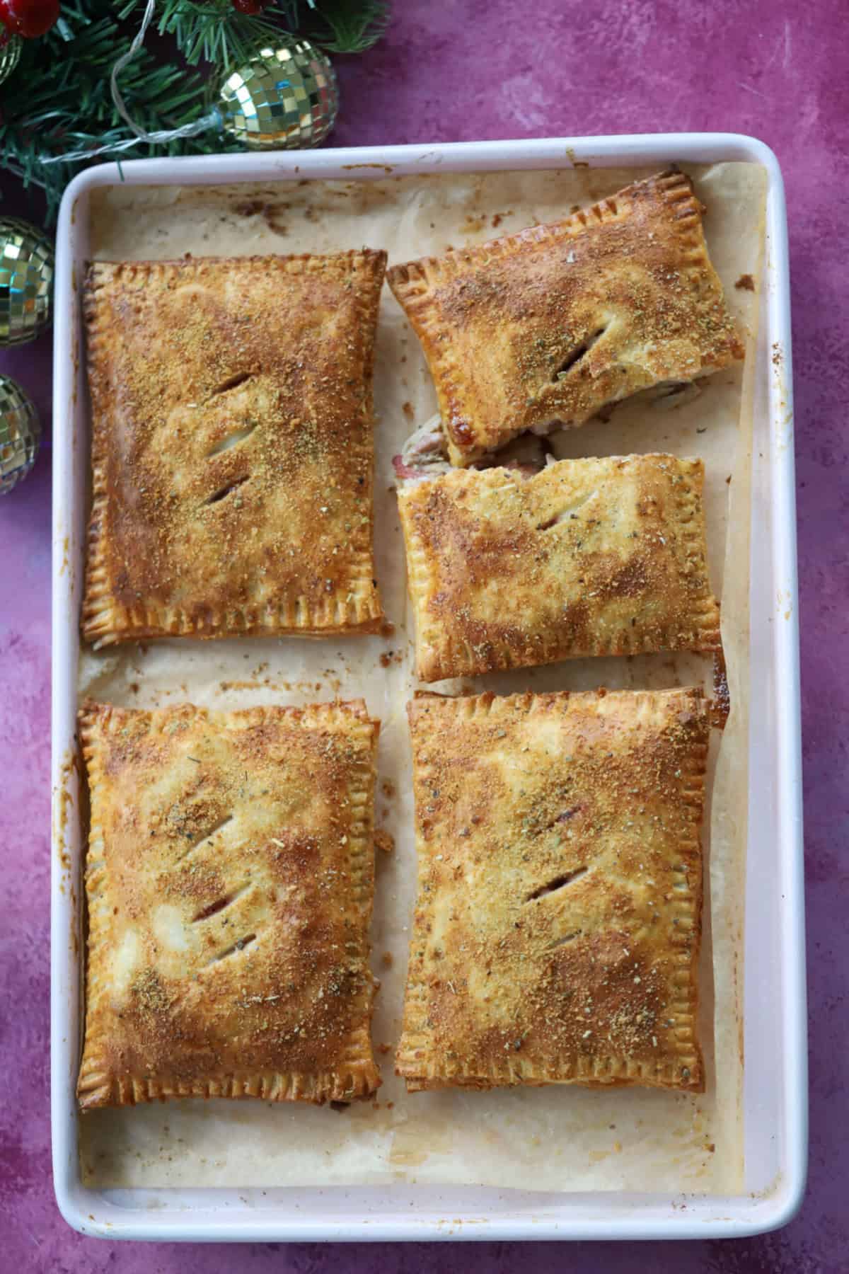 Gluten Free Festive Bake {Greggs Dupe}