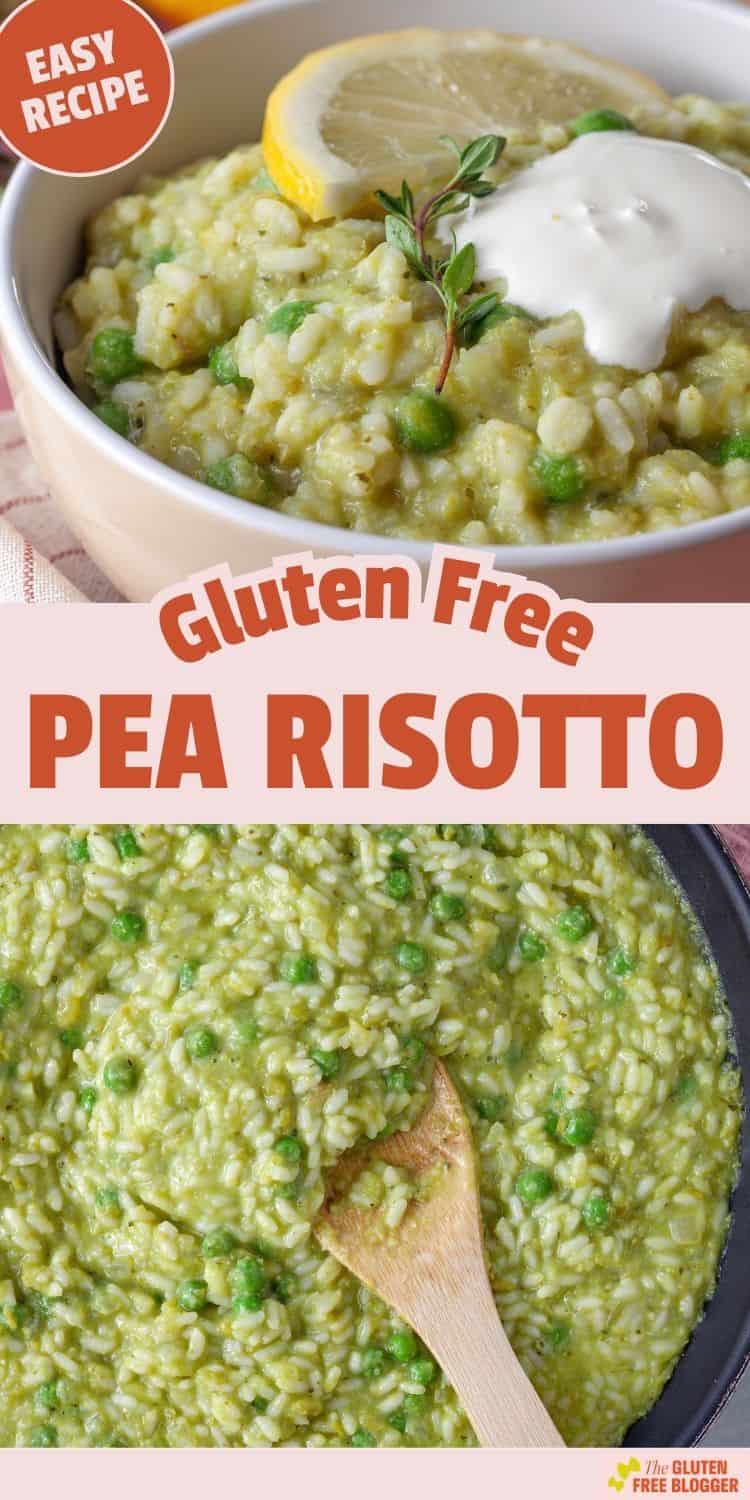 Pea Risotto with Lemon and Thyme