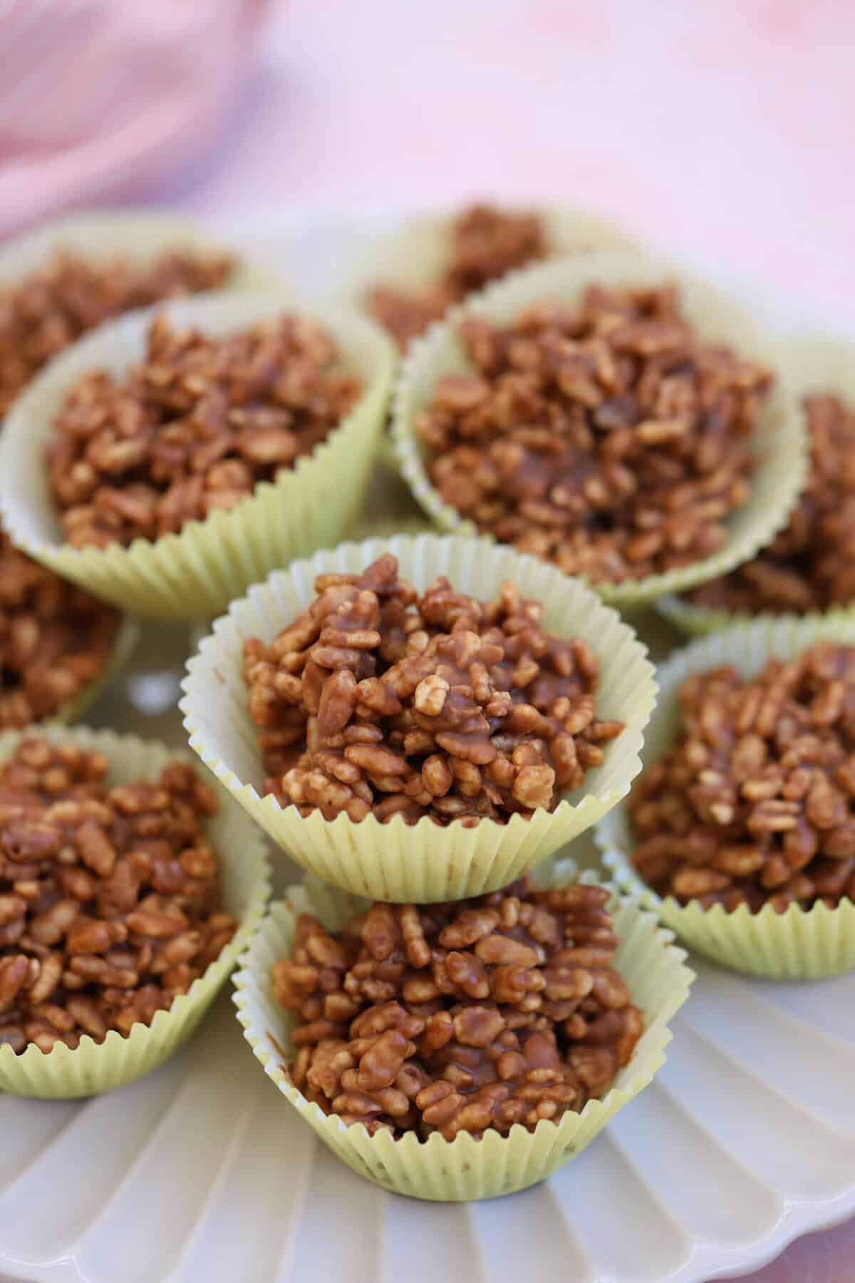 Chocolate Rice Crispy Cakes {Gluten Free}