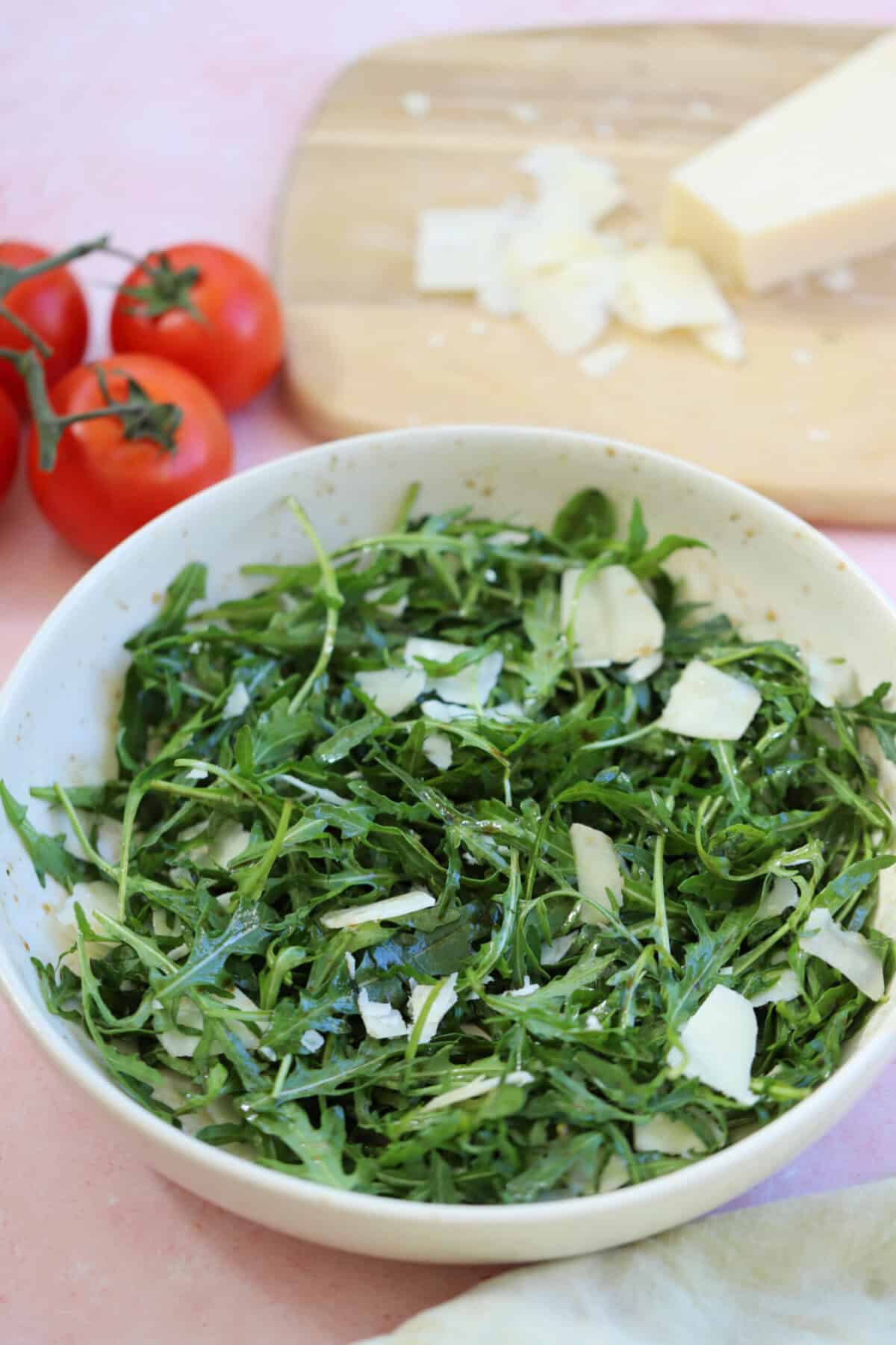 2-Minute Rocket Salad with Balsamic and Maple Dressing