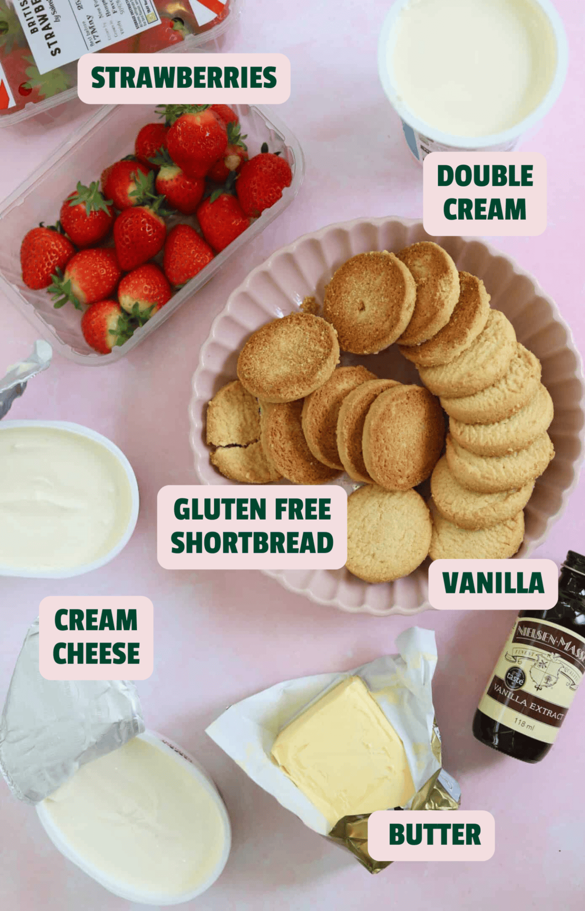 Gluten Free Strawberry Cheesecake