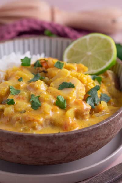 Fish Curry {Gluten and Dairy Free}